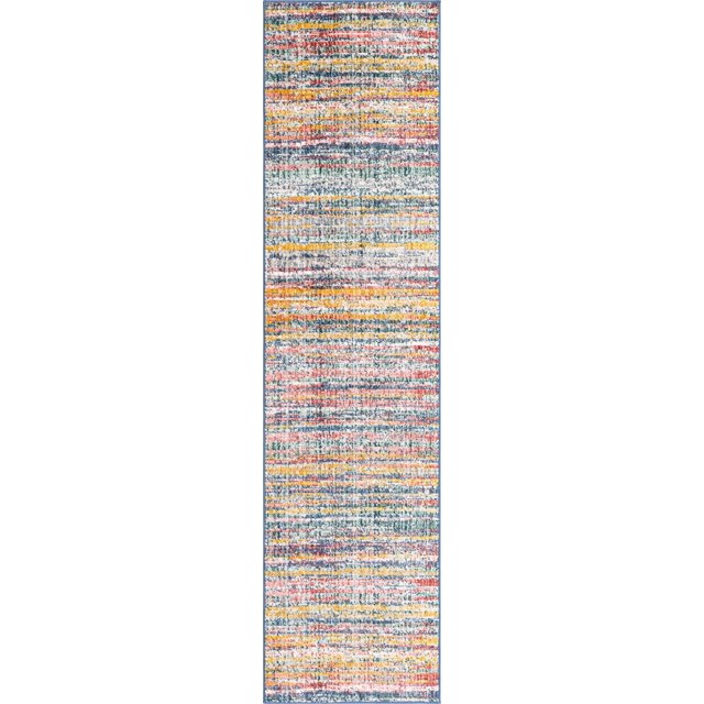 Rugs.com Gemstone Collection Rug – 2' x 8' Runner Multi Medium Rug ...