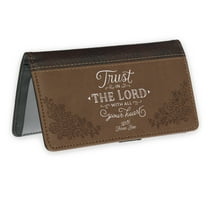 Christian Art Gifts Premium Vegan Leather Scripture Checkbook Cover for ...
