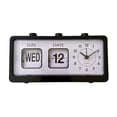 2X Mechanical Alarm Clock Novelty Flip Clock Desktop Digital Clock with ...