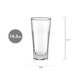 Better Homes & Gardens 14.4 oz Glasses Set of 8, Drinkware for Water ...