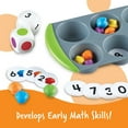 Learning Resources Mini Muffin Match Up Counting Toy Set, Color Sorting ...