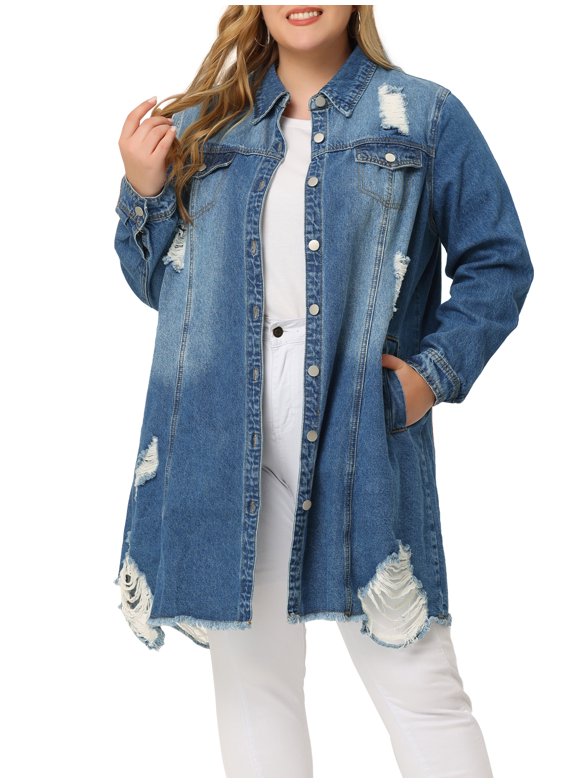 Women's Plus Size Denim Jackets