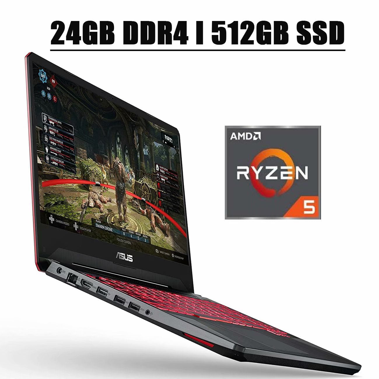 ASUS TUF FX505 2020 Flagship Gaming Laptop I 15.6" FHD 60Hz Display I ...