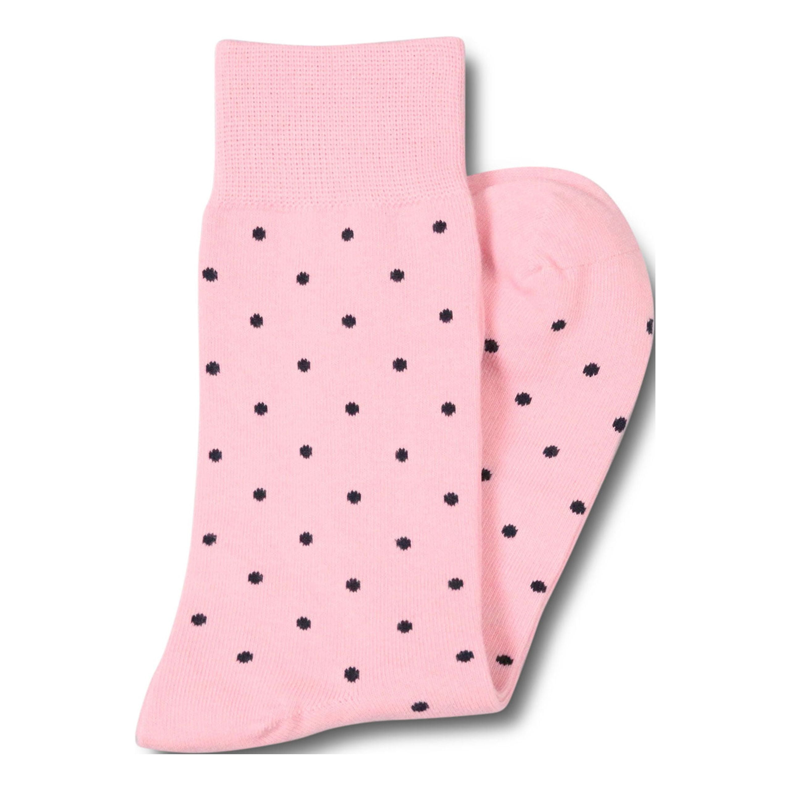 Pink with Black Dots Socks - Walmart.com