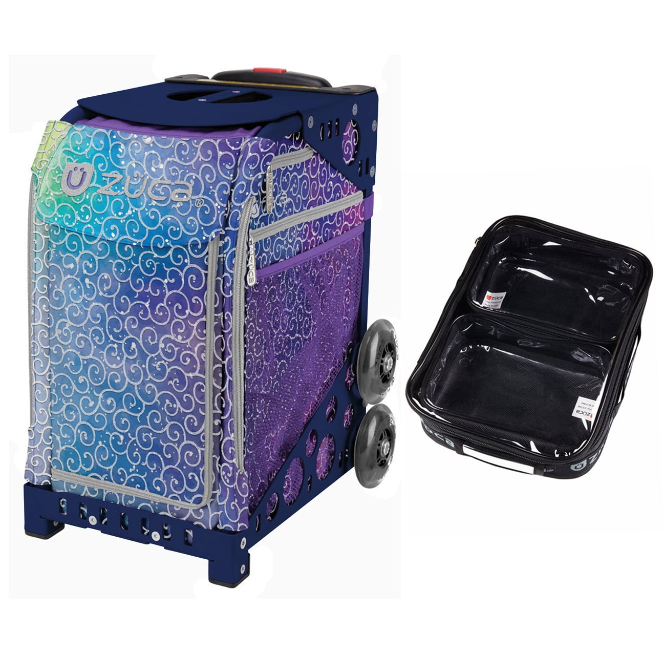 Zuca 18" Sport Bag - Sparkle 'n Swirlz with 1 Large and 2 Mini Utility ...