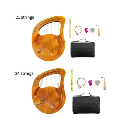 Mahogany Lyra Harp Ancient Lyre Harp Retro Lyre Harp Kit Piano Lyre ...
