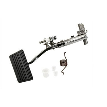 Speedway Motors Universal Polished Aluminum Gas/Throttle Pedal Assembly ...