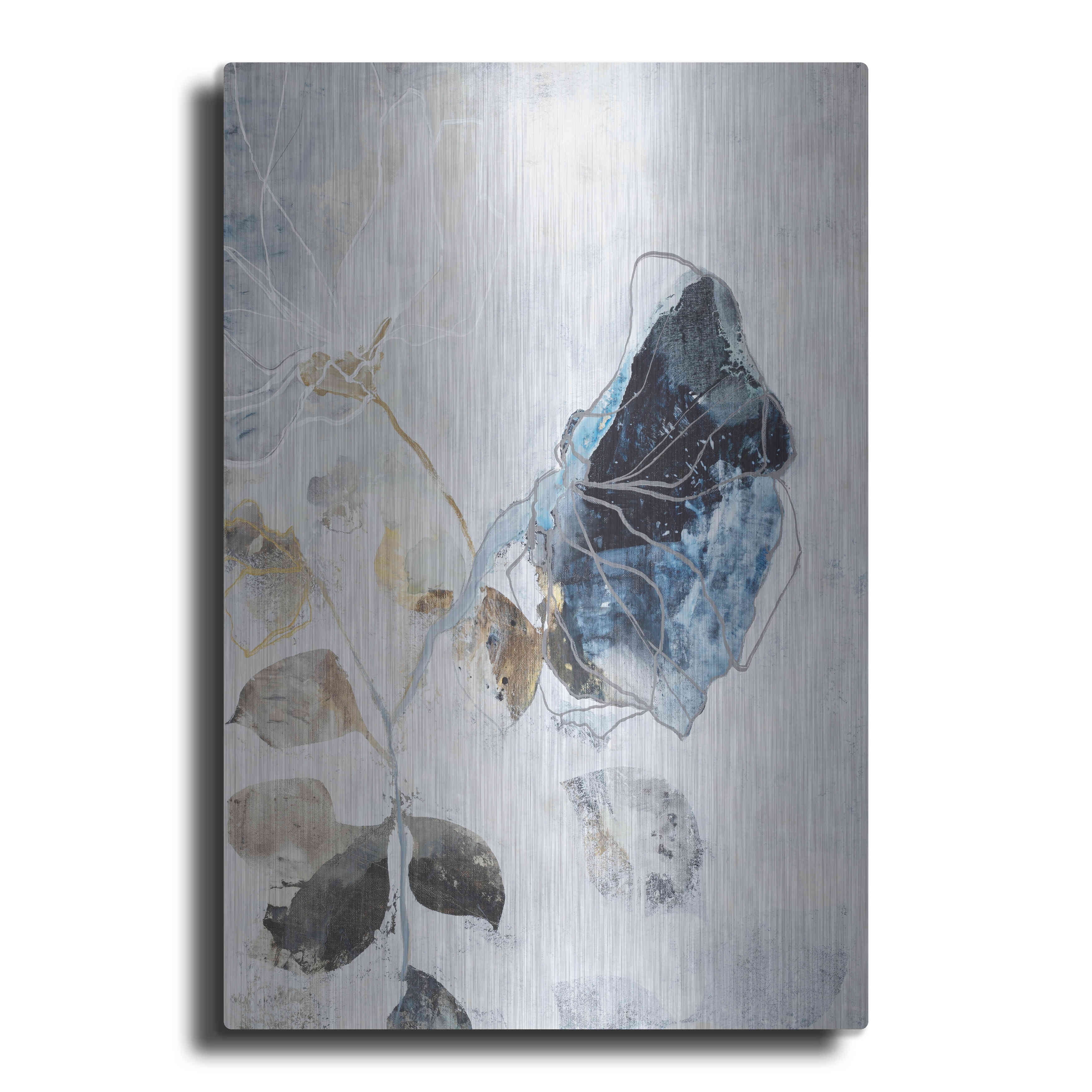 Luxe Metal Art 'Nowhere Land 2' by Design Fabrikken, Metal Wall Art, 24 ...