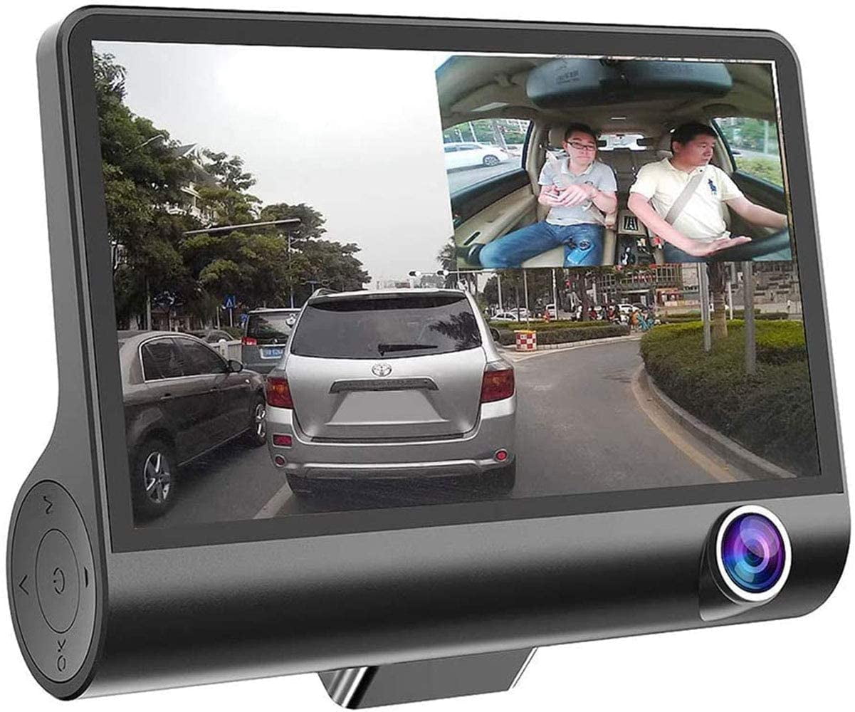 DVR de 3 cámaras para taxi con visión nocturna y sensor de impacto ...