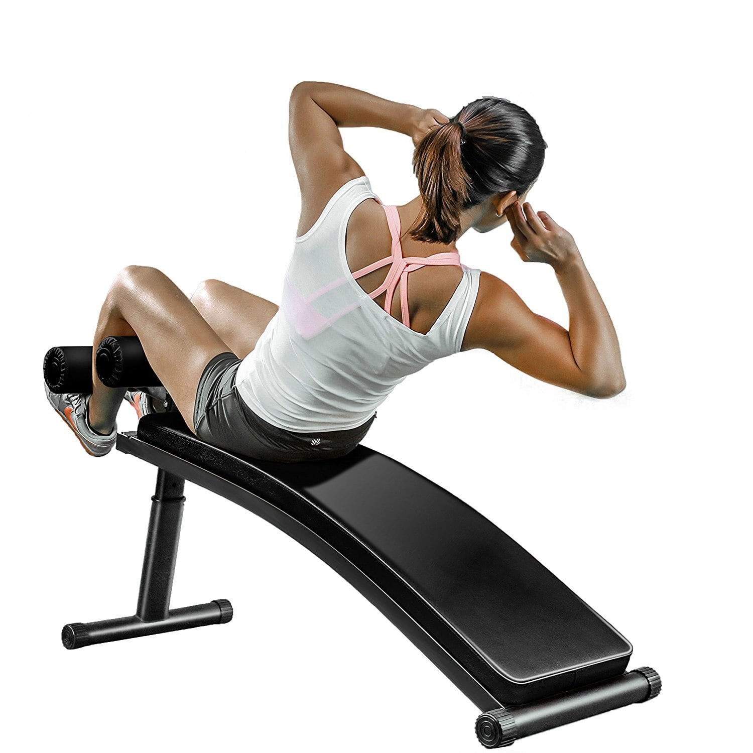 Foldable Fitness Equipment Sit ups Bench Adjustable Height Settings