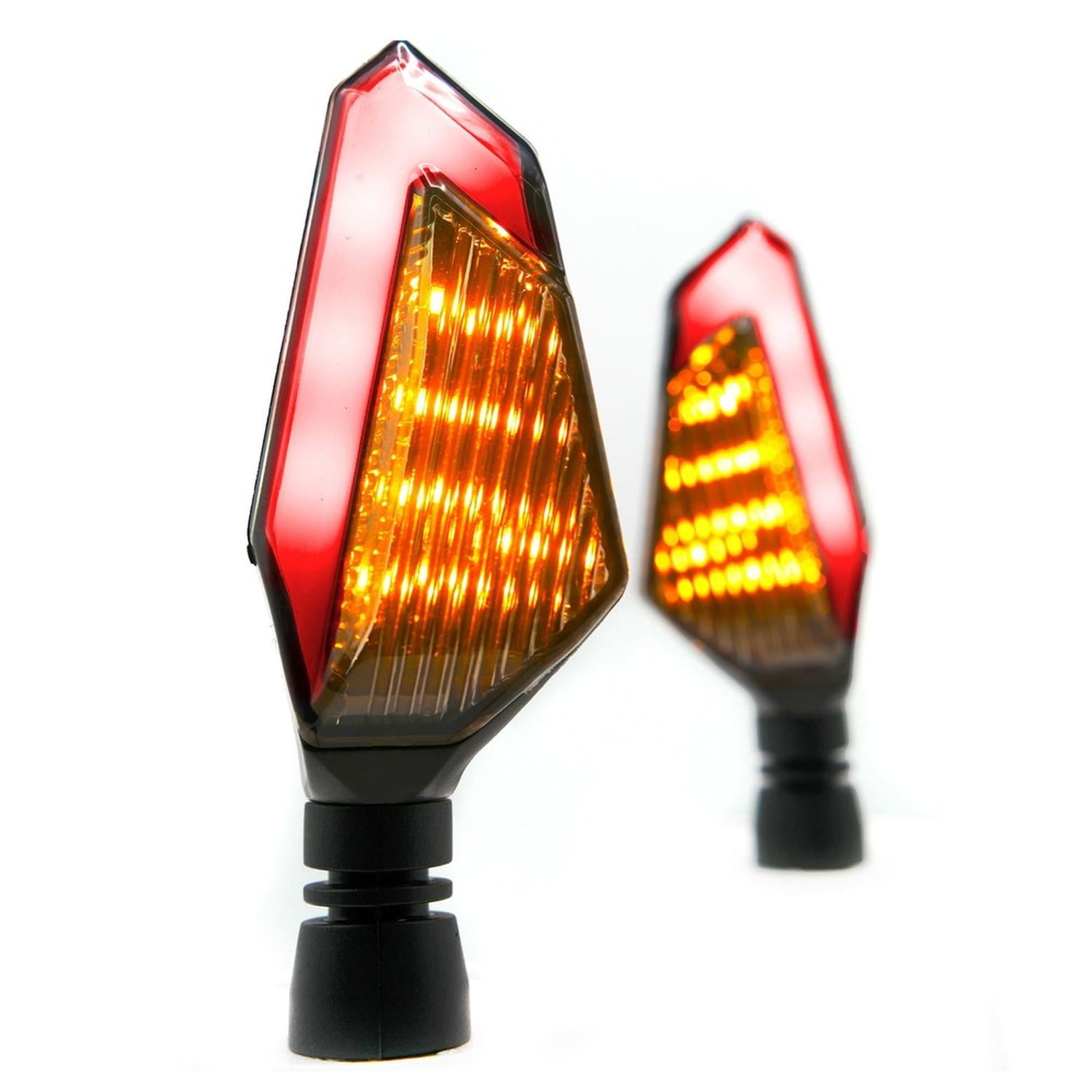 Direccionales Para Moto Rasen Led Neon Decorativa Universal rojo Rasen RS-DIR-0019 | Walmart en ...