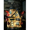 Large Fairy Garden LED Light Up Castle, Miniature Stone House Decor ...
