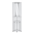 Newboti Furniture Corner Bar Cabinet Unit With Wine Glass Rack And ...