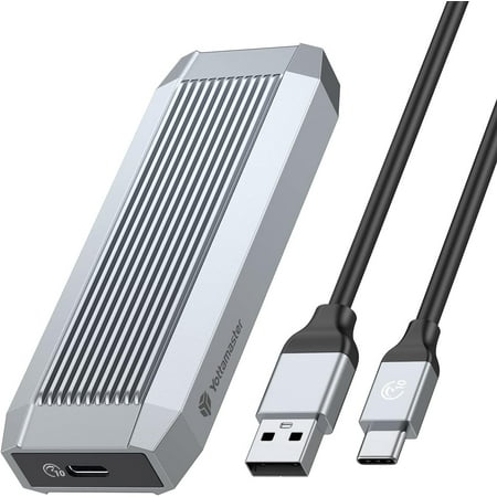 M.2 NVMe SSD Enclsoure Tool-Free, Aluminum USB C 10Gbps to NVME PCI-E M ...
