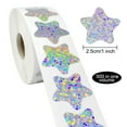 CCOCC Glitter Stickers for Kids Reward,500 pcs Tiny Stickers Roll for ...