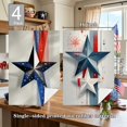 4th of july kitchen towels A red white and blue star with fireworks in ...