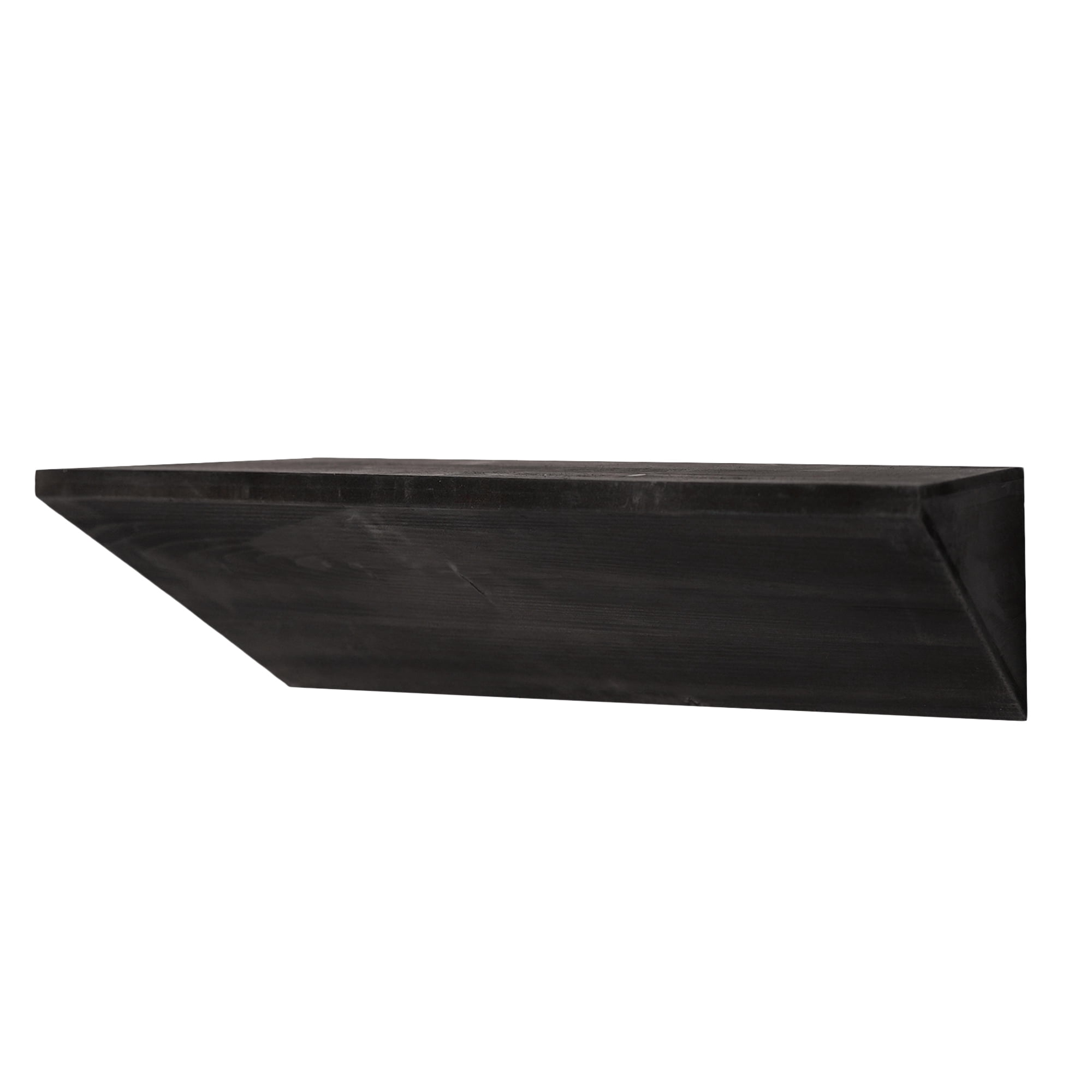 American Art Decor Small Rustic Wedge Wood Decorative Floating Wall ...