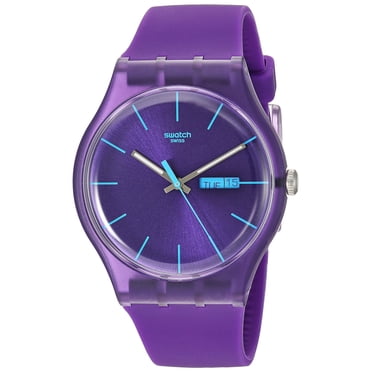 Swatch Harmonieuse Men's Leather Watch YWG406 - Walmart.com