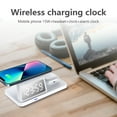 Jgf844 Wireless Charging Station With Digital Alarm Clock Charging