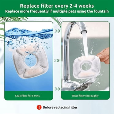 PET STANDARD Replacement Water Filters, Compatible with Drinkwell 360 ...