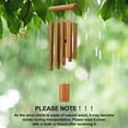 Bamboo Wind Chimes, Memorial Sympathy Wood Wind Chimes Wooden ...