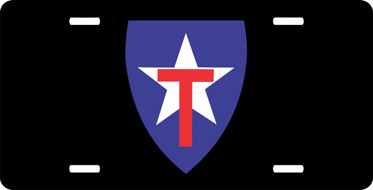 Texas Military License Plates