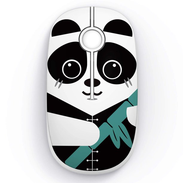 Jelly Comb 2.4G Slim Wireless Mouse with Nano Receiver (Panda ...