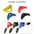1 Pair Rubber Swimming Fin Scubas Diving Fin Heel Strap Flippers Spring ...