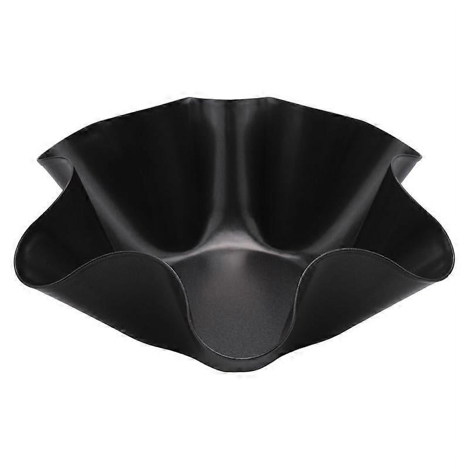Non-Stick Fluted Tortilla Shell Pans Salad Bowl , Non-Stick Carbon ...