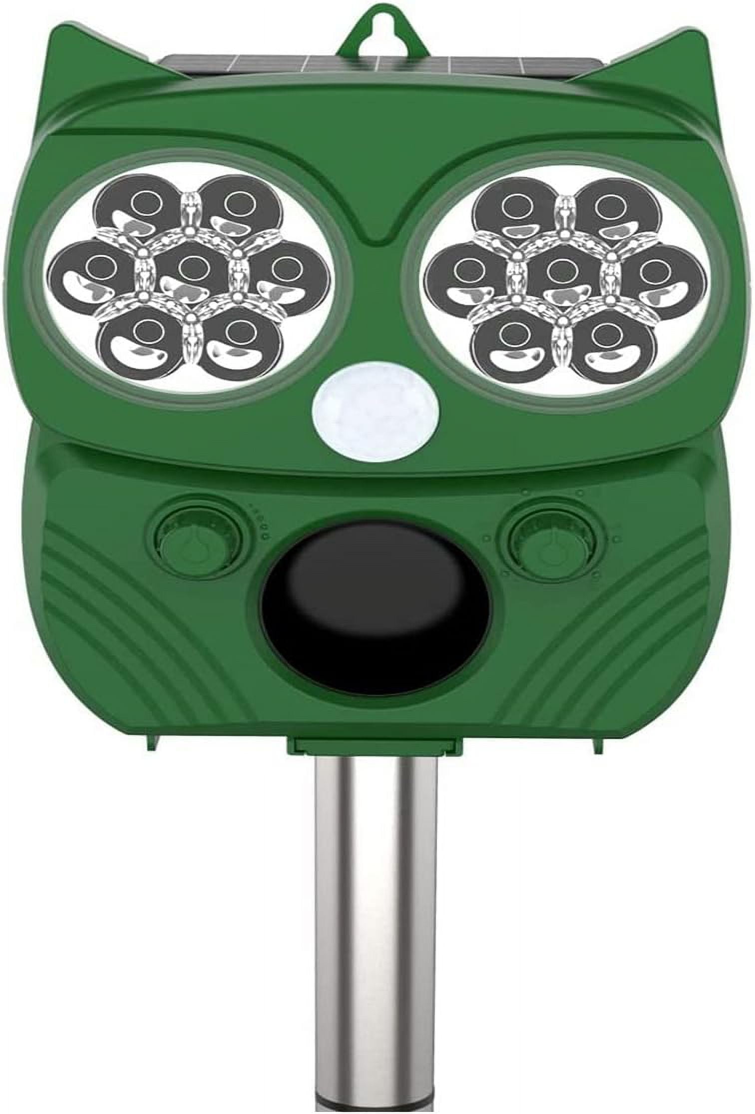 WANNGWE Solar Animal Control Outdoor Home Guard Deterrent to Protect ...