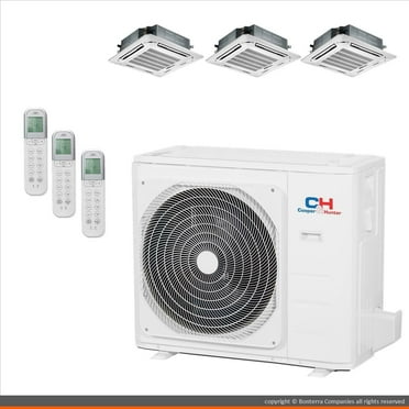 4 Zone Mini Split 9000 12000 12000 12000 Ductless Air Conditioner Pre ...