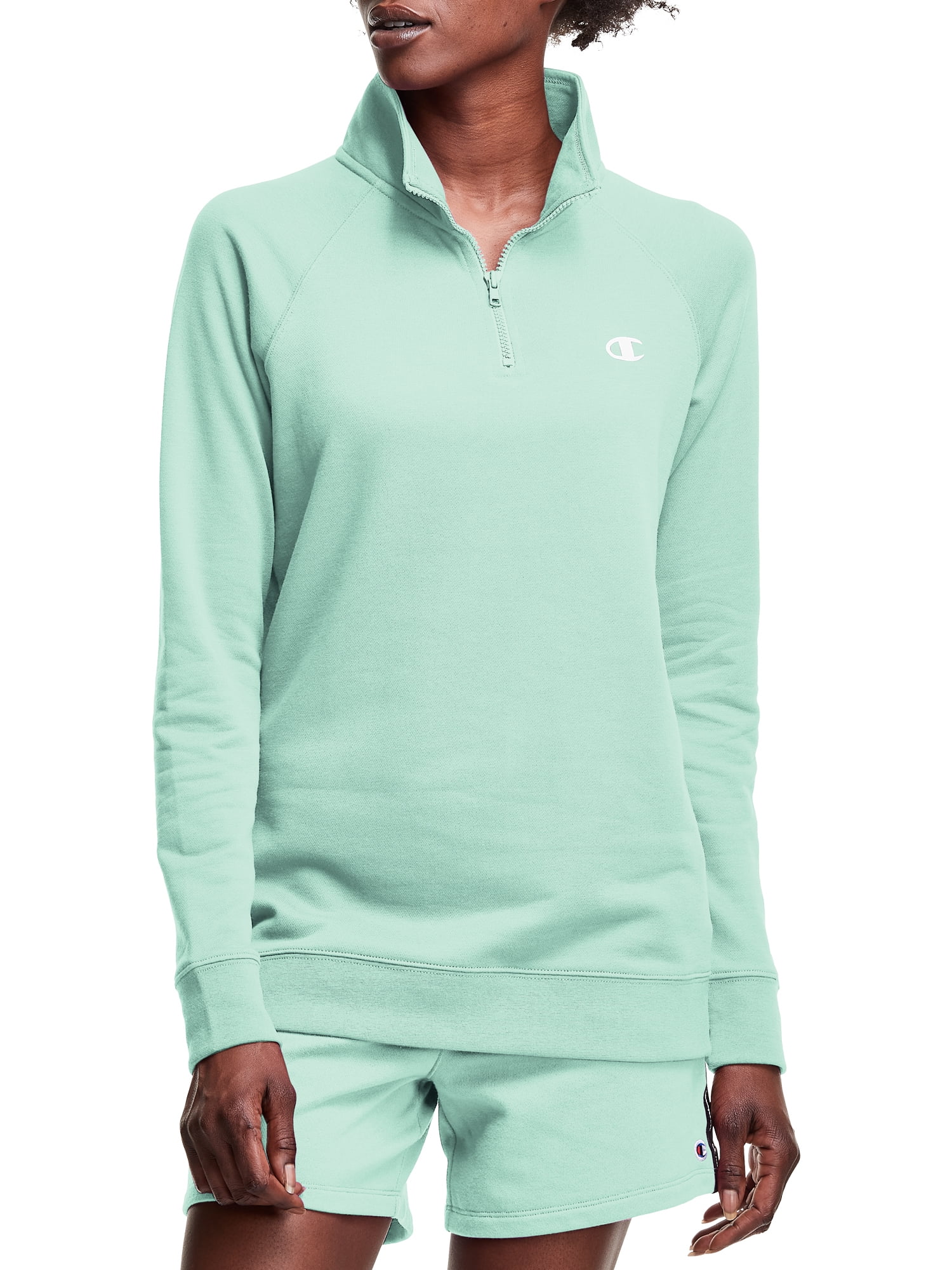 Champion Women's Long Sleeve Quarter Zip Pullover - Walmart.com