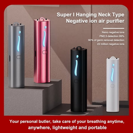 Portable Car Air Freshener Outdoor Hiking Traveling Rechargeable Neck ...