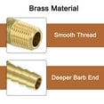 Brass Hose Barbed Elbow Fitting, 2 Pack 5/16" Barbx1/8" NPT Male 90 Degree - Walmart.com
