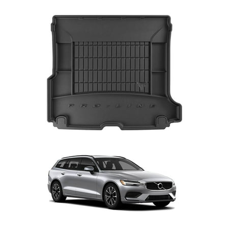 OMAC Premium Cargo Liner For Volvo V60 Wagon 2019-2022 3D Black Rear ...