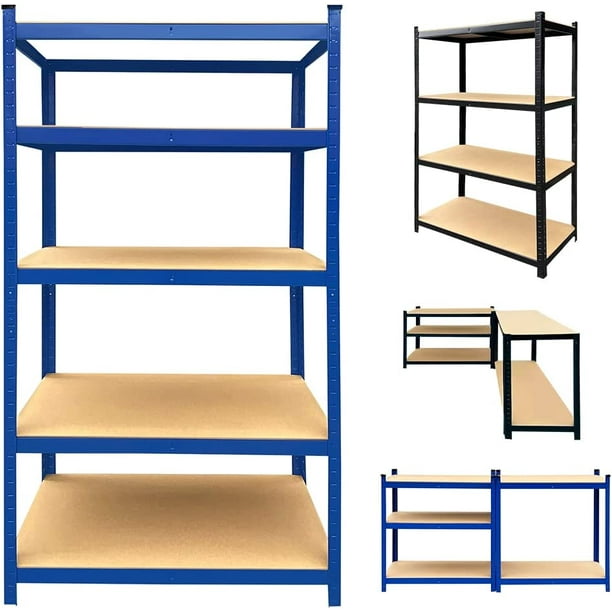 Blue Metal Shelf