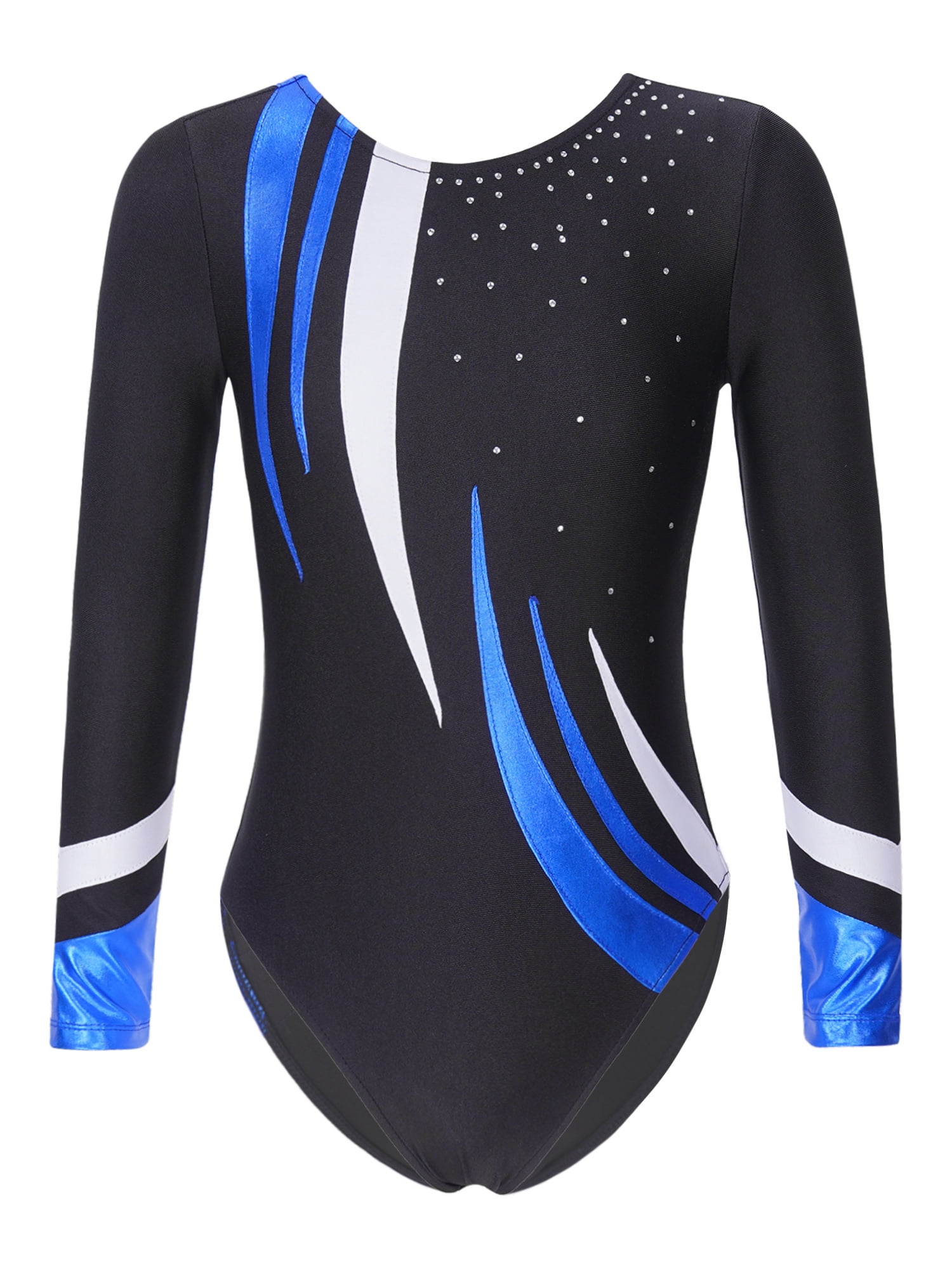 YiZYiF Kids Girls Cutout Back Gymnastics Exercise Leotard Ballet Basic ...