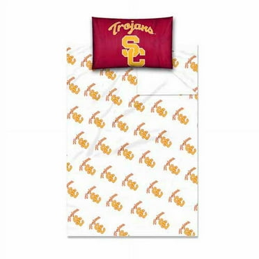 LSU Tigers 100% cotton, 3 piece sheet set - flat sheet, fitted sheet, 1 ...