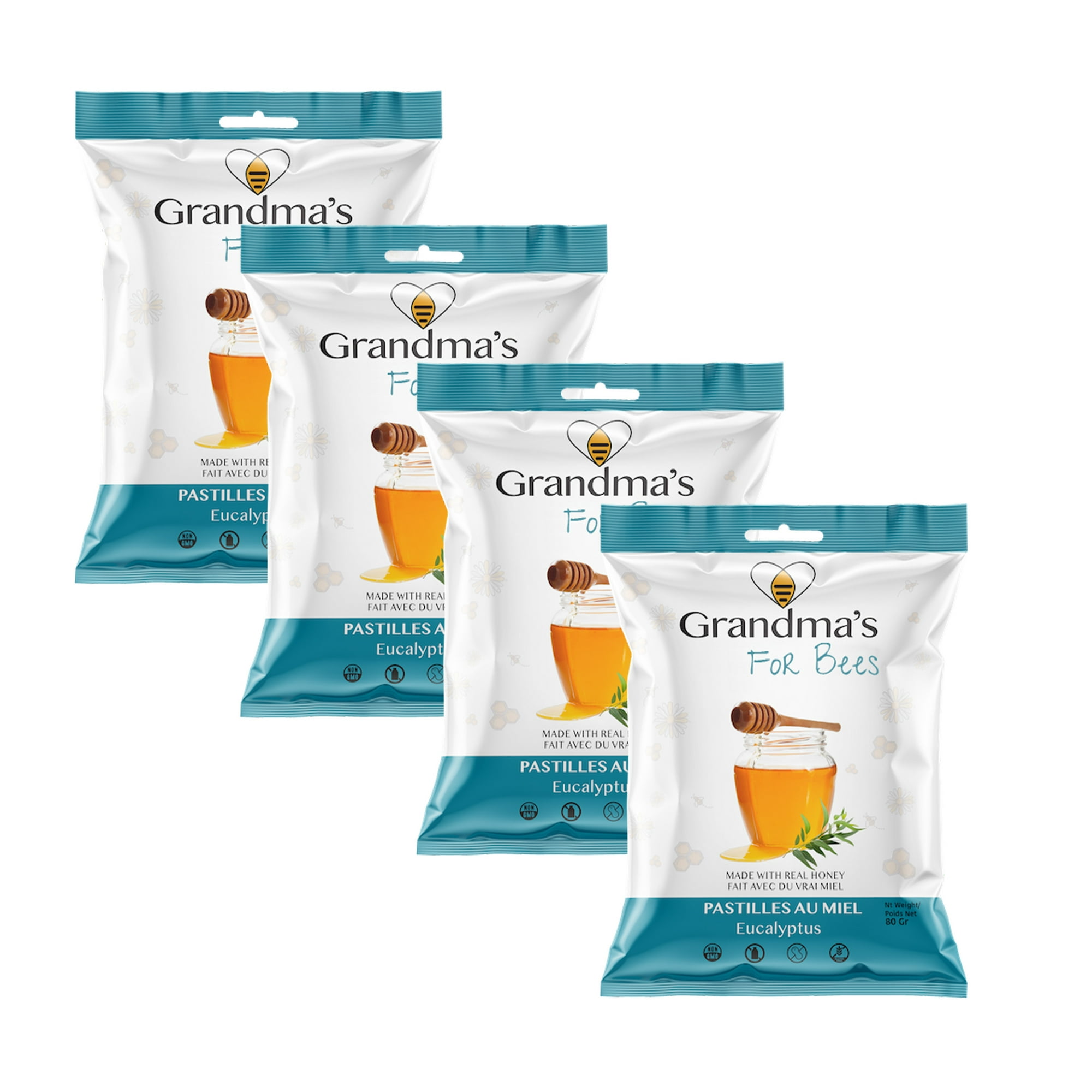 Click here for Grandmas For Bees Honey And Eucalyptus 80g - Pack... prices