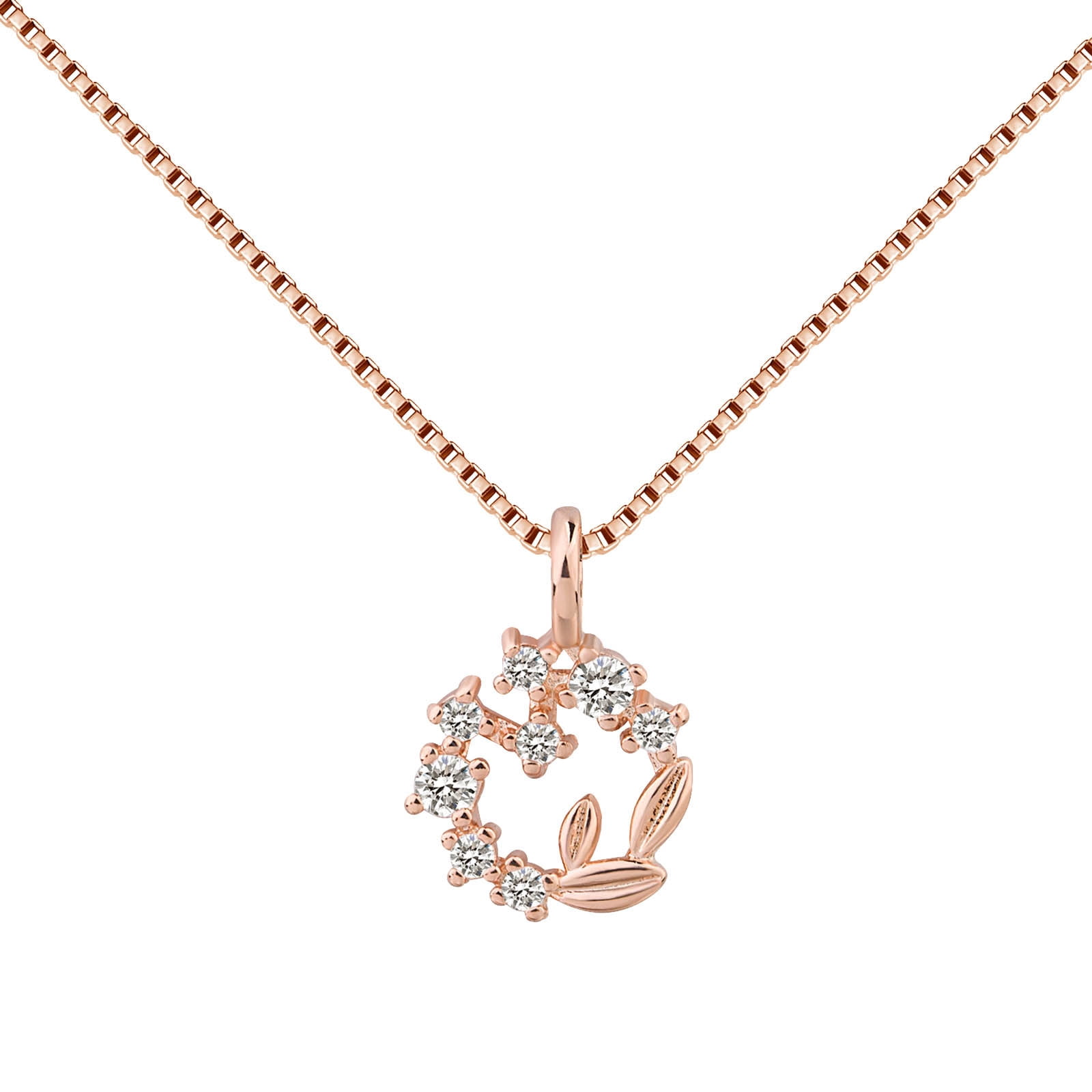 Duhgbne Diamond Necklace Woman Beating Dazzling Diamond Pendant Diamond
