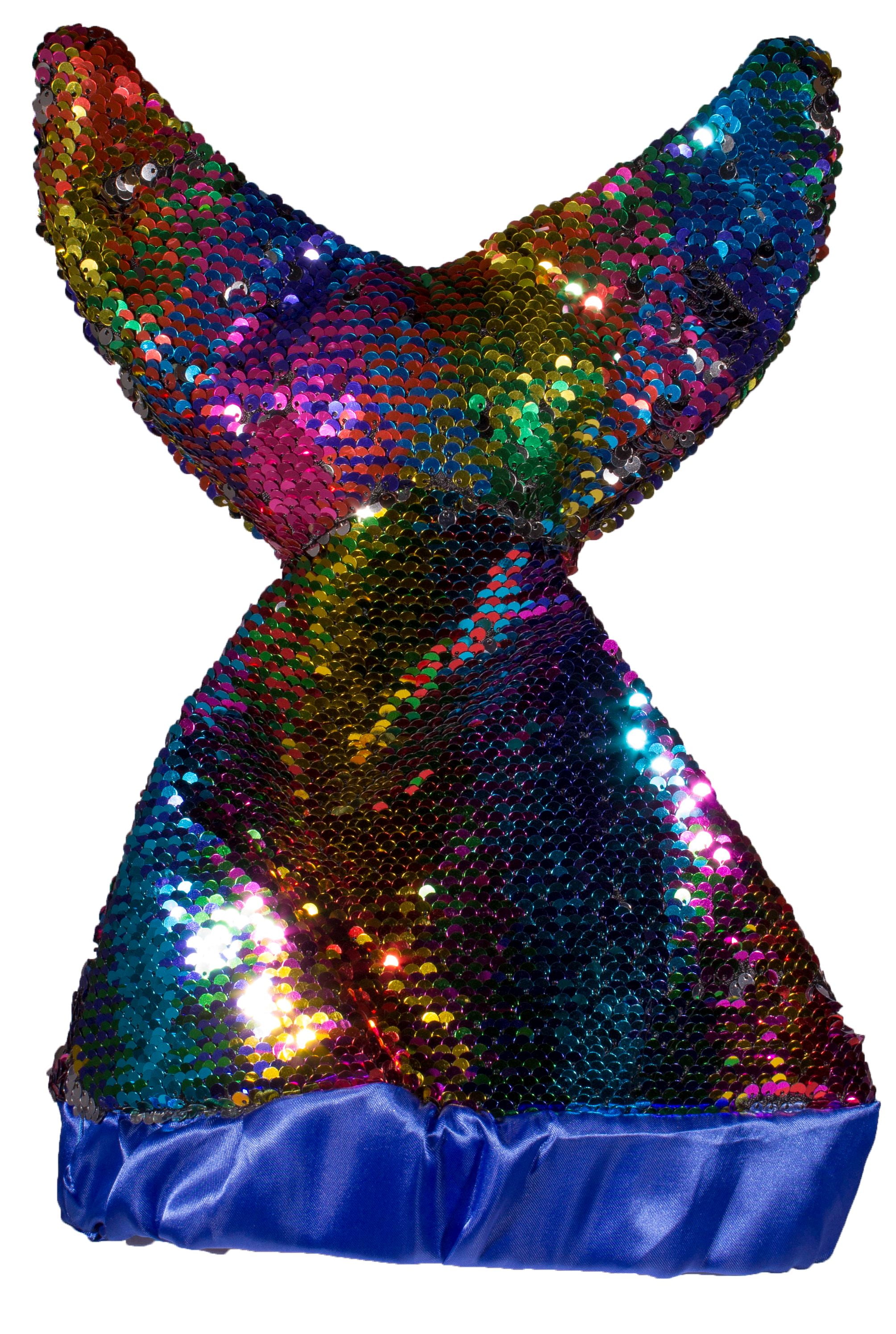 Costume Accessory - Color Changing Sequin Mermaid Tail Hat - Walmart.com