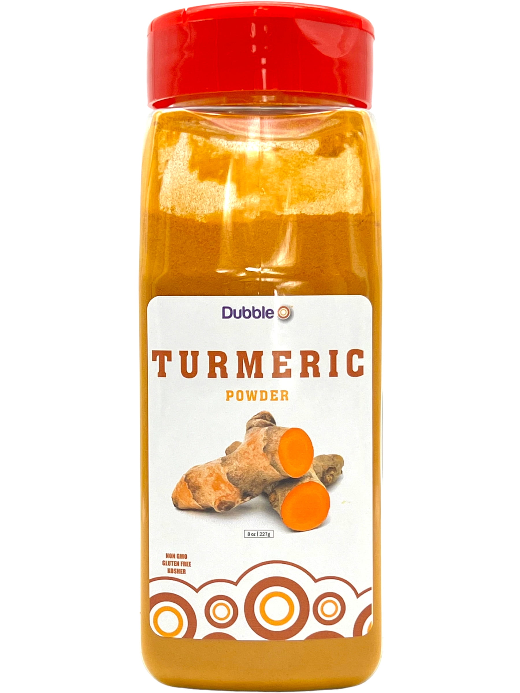 Ground Turmeric Powder - 8 oz - Non GMO, Kosher, Halal, and Gluten Free ...