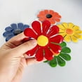 6 Pcs Metal Sunflower Outdoor Wall Decor, Hanging Floral Art Sculptures ...