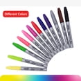 Pointer Permanent Markers, Fine Tip, Assorted Colors, 12 Count ...