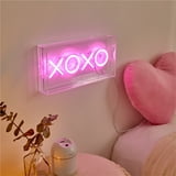 Urban Shop LED Neon XOXO Light-up Clear Acrylic Box, Pink - Walmart.com