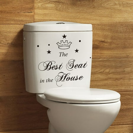 Stickers Funny Toilet Sticker Waterproof Wall Decals Bathroom Wall ...