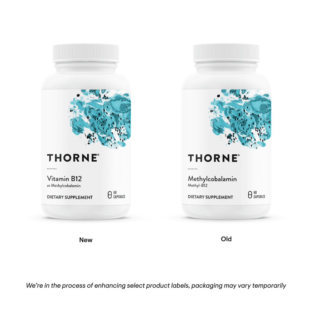Thorne Vitamin B12 – as Methylcobalamin – Supports Heart and Nerve ...