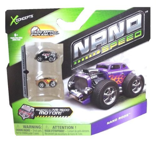 Coches Nano Speed Nano Rods - paquete de 2 Spin Master 778988001721 ...
