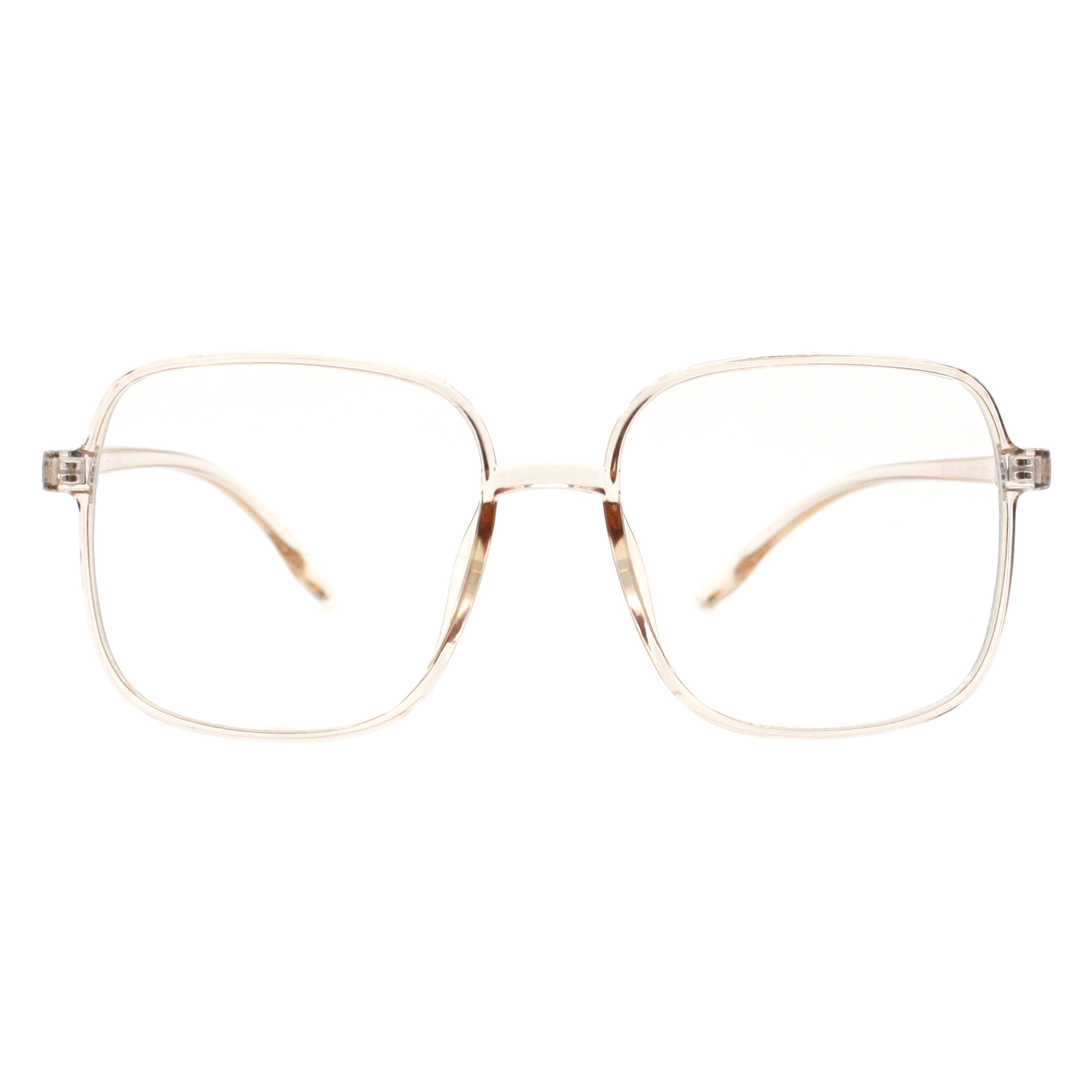 Blue Light Filtering Lens Glasses Thin Light Square Frame UV Protection ...