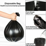 YUSS 3 Gallon Trash Bags, Black Small Garbage Bags for Bathroom ...